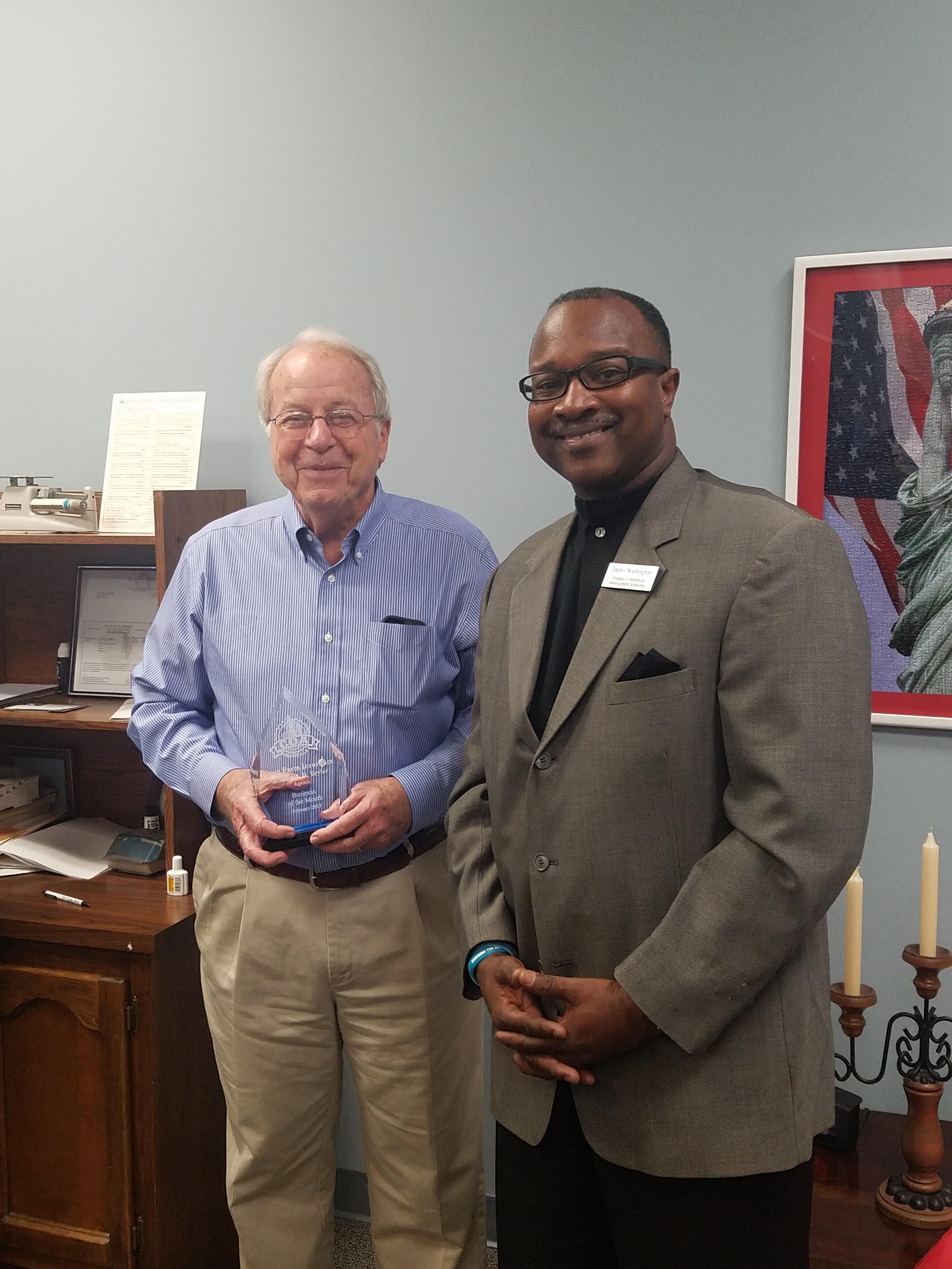 Sims/Taylor-State Farm Agency Named CDA Business Of the Month - City of ...